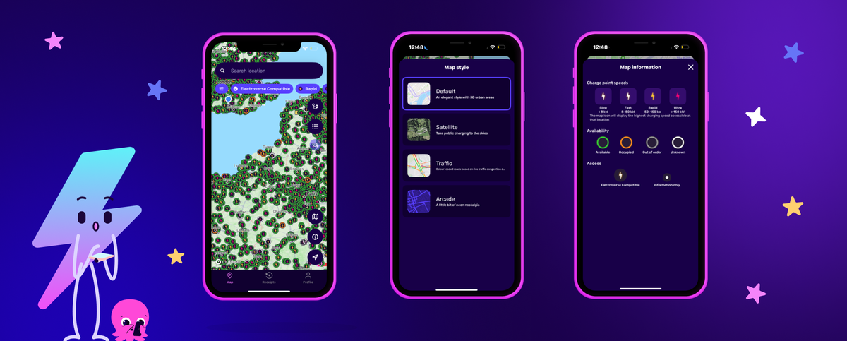 How to use the Electroverse map?