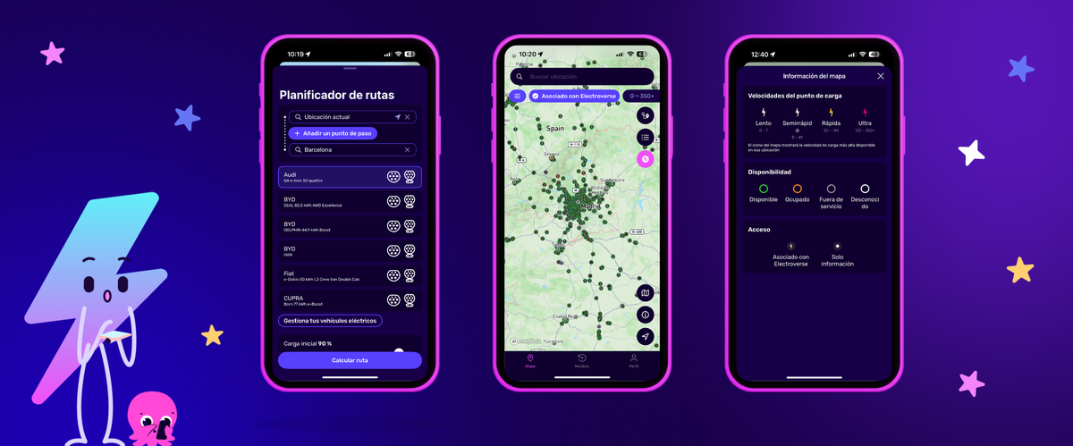 Cómo utilizar el mapa de Electroverse